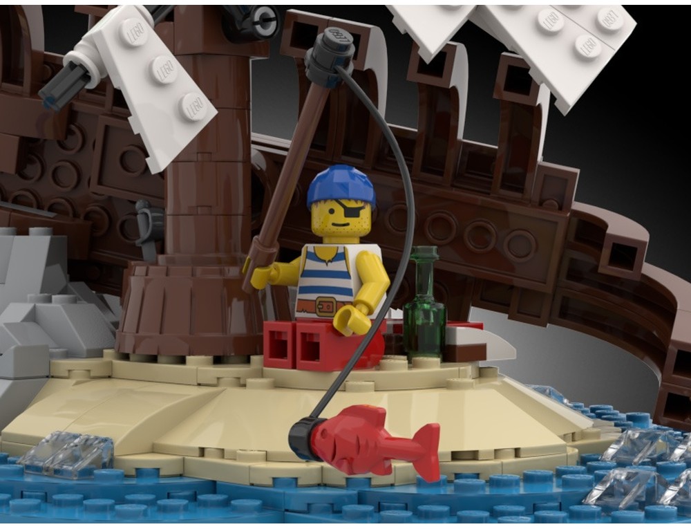 Lego Moc Castaway Isle By Mikeybrickalloti Rebrickable Build With Lego