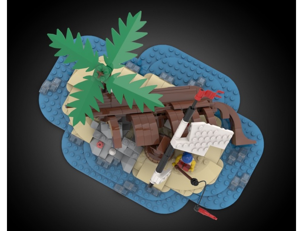 Lego Moc Castaway Isle By Mikeybrickalloti Rebrickable Build With Lego