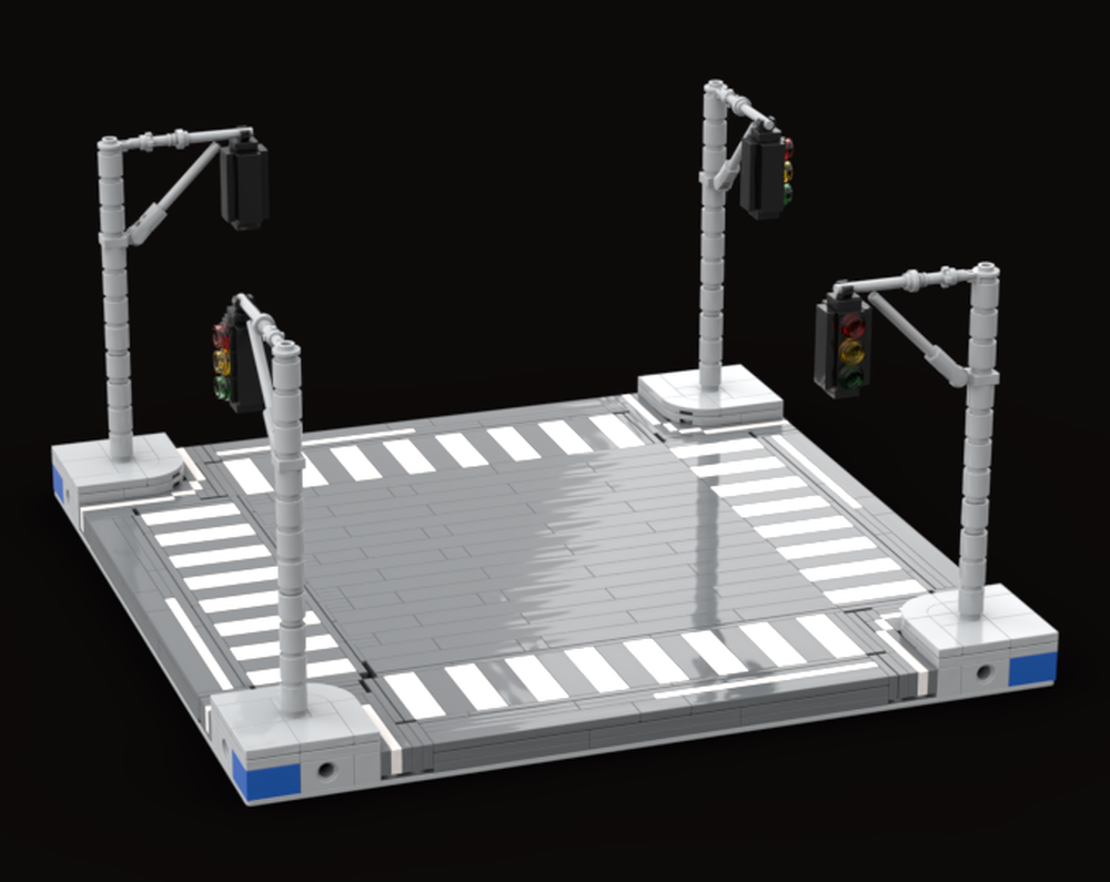 LEGO MOC Crossing road by CreatorExpert | Rebrickable - Build with LEGO