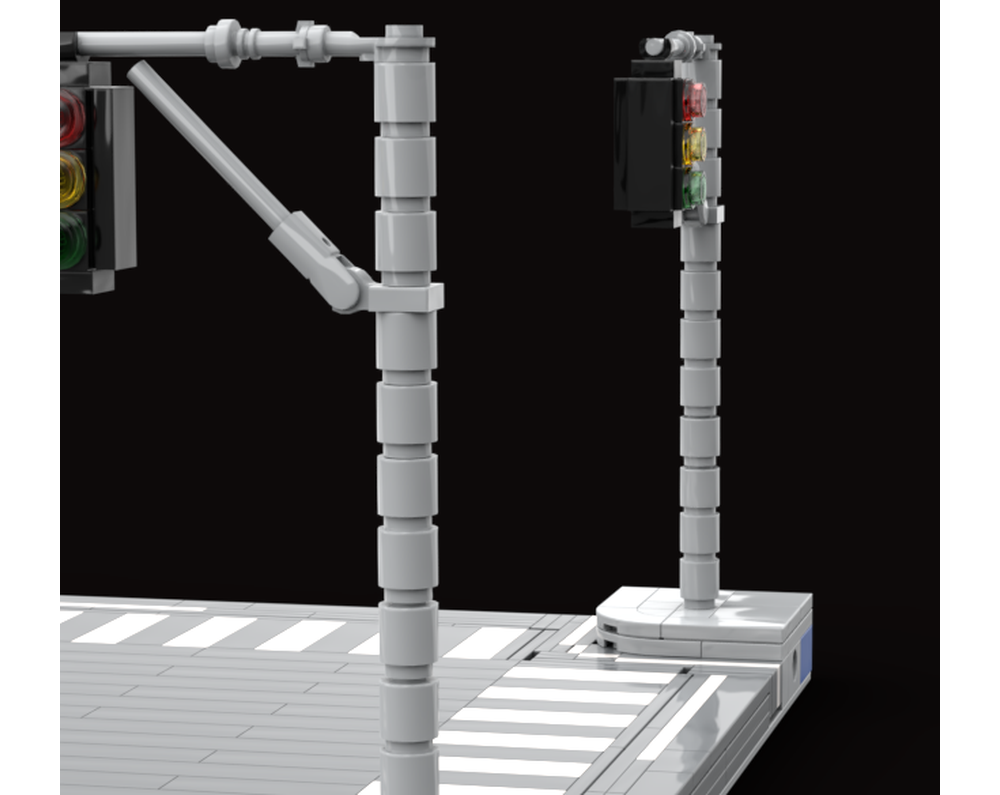 Lego Moc Crossing Road By Creatorexpert Rebrickable Build With Lego