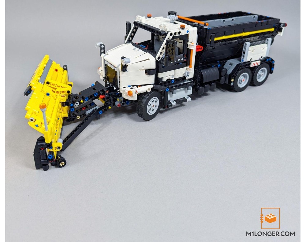 LEGO MOC 42175 Volvo VHD Snow Plow by M_longer | Rebrickable - Build with LEGO