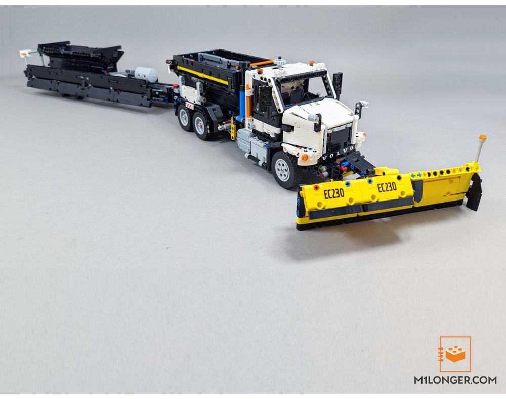 LEGO MOC 42175 Volvo VHD Snow Plow by M_longer | Rebrickable - Build with LEGO