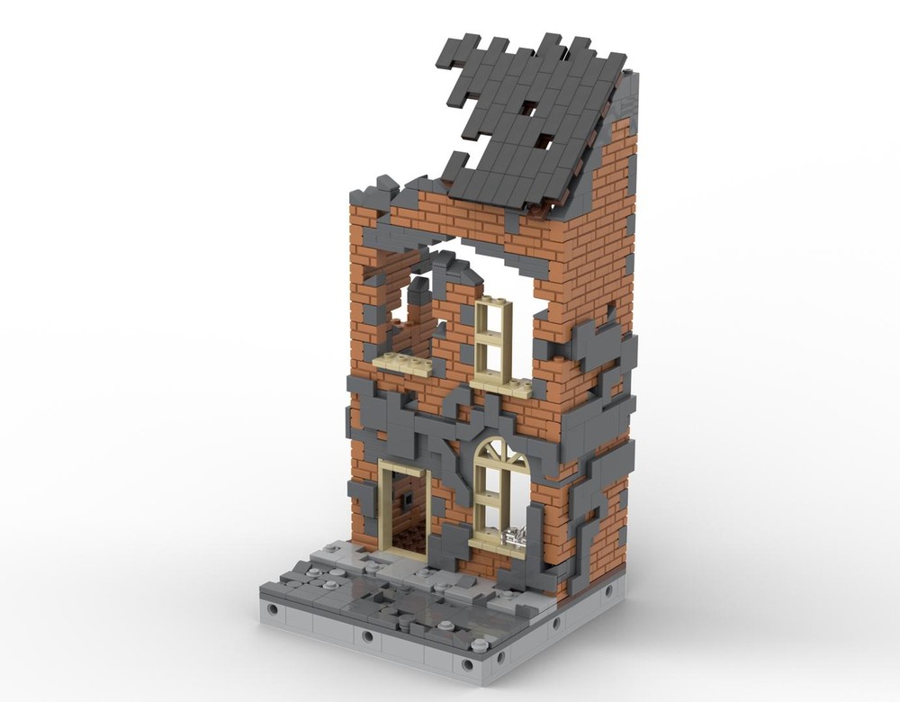 LEGO MOC ruined house n7 by AlessandroMaffioli | Rebrickable - Build ...