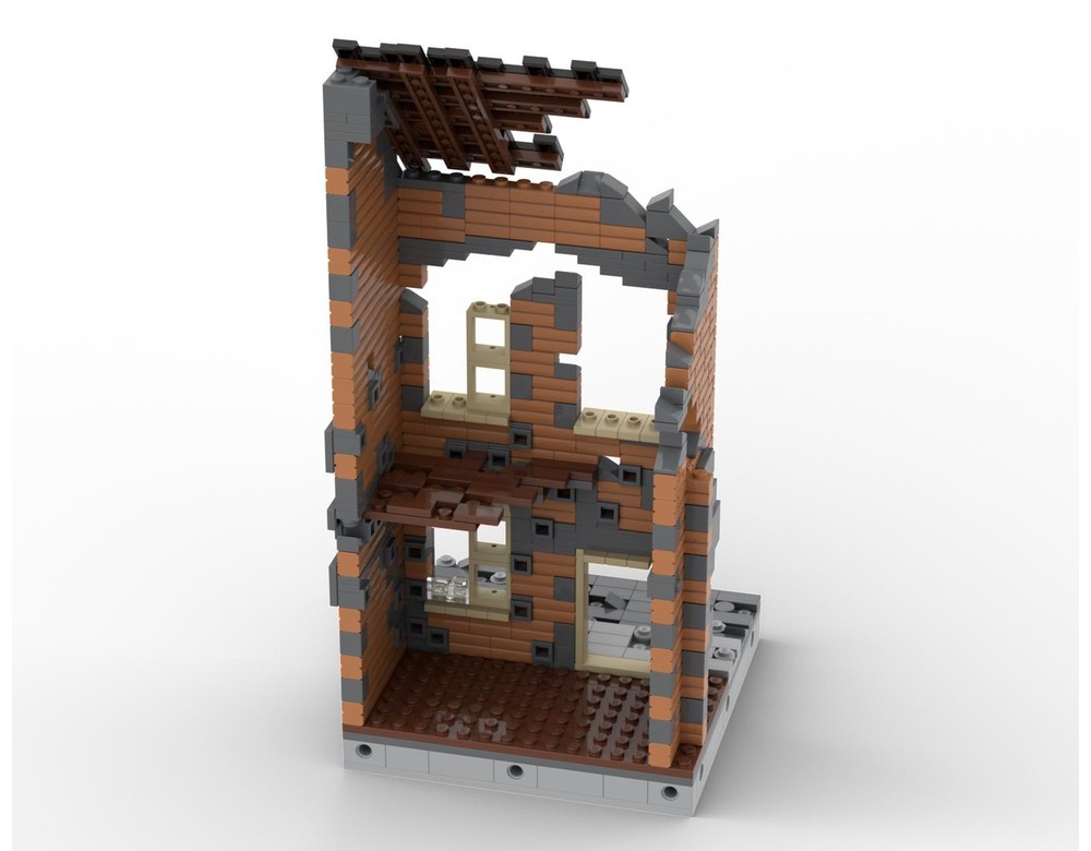 LEGO MOC ruined house n7 by AlessandroMaffioli | Rebrickable - Build ...