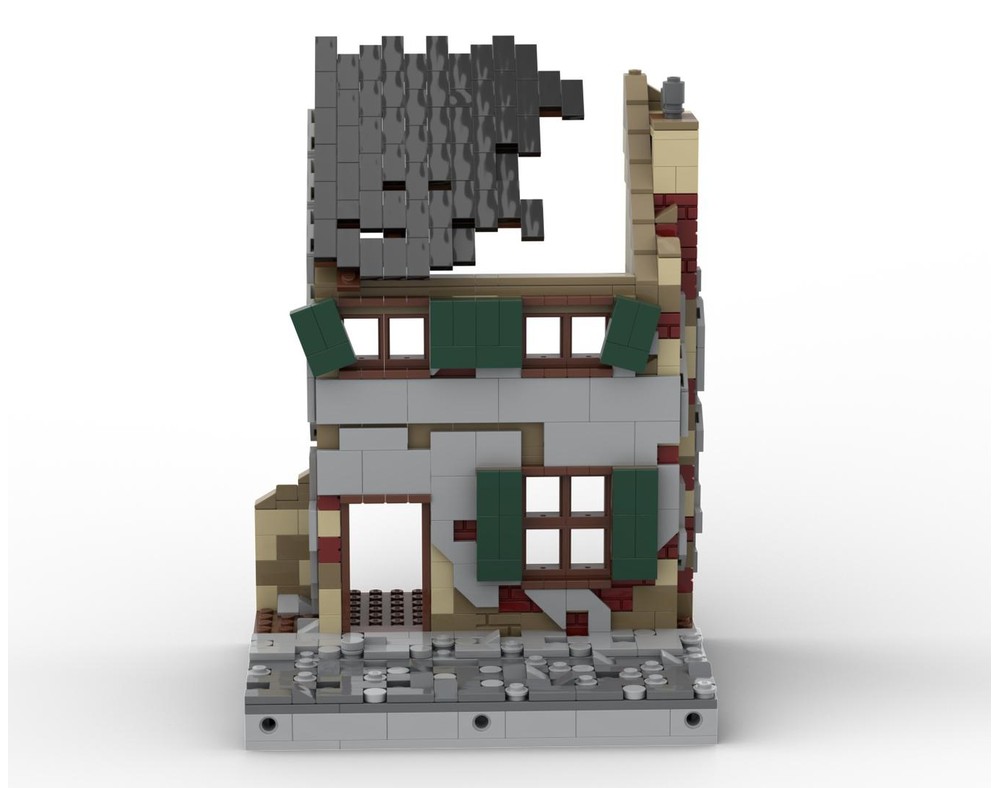 LEGO MOC ruined house n8 by AlessandroMaffioli | Rebrickable - Build ...