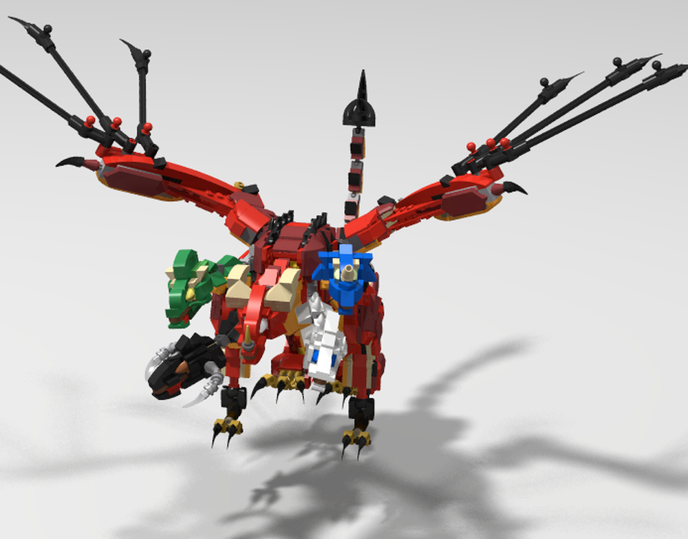 LEGO MOC Tiamat by BardicBricks | Rebrickable - Build with LEGO