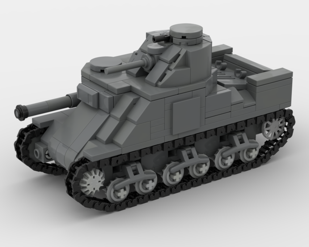 LEGO MOC LEGO ww2 M3 Lee by Romainww2 | Rebrickable - Build with LEGO