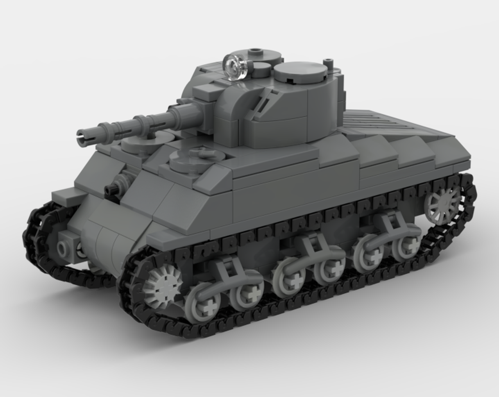 LEGO MOC LEGO ww2 M4A3 sherman by Romainww2 | Rebrickable - Build with LEGO