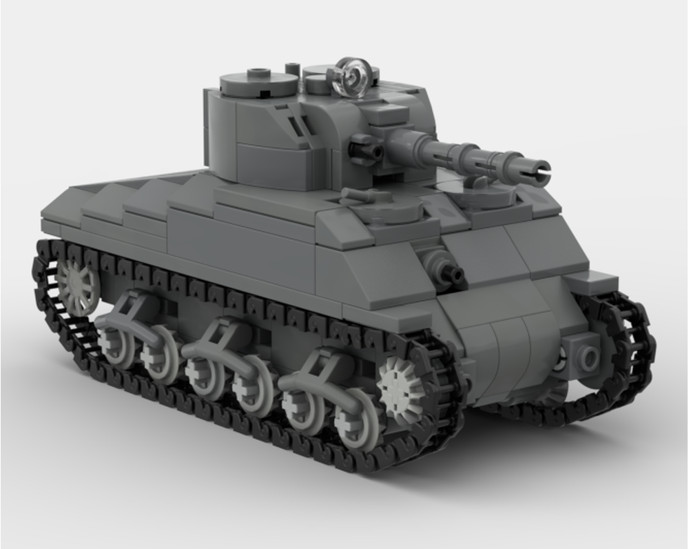 LEGO MOC LEGO ww2 M4A3 sherman by Romainww2 | Rebrickable - Build with LEGO