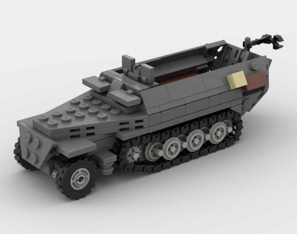 LEGO MOC LEGO ww2 Sdkfz 251 by Romainww2 | Rebrickable - Build with LEGO