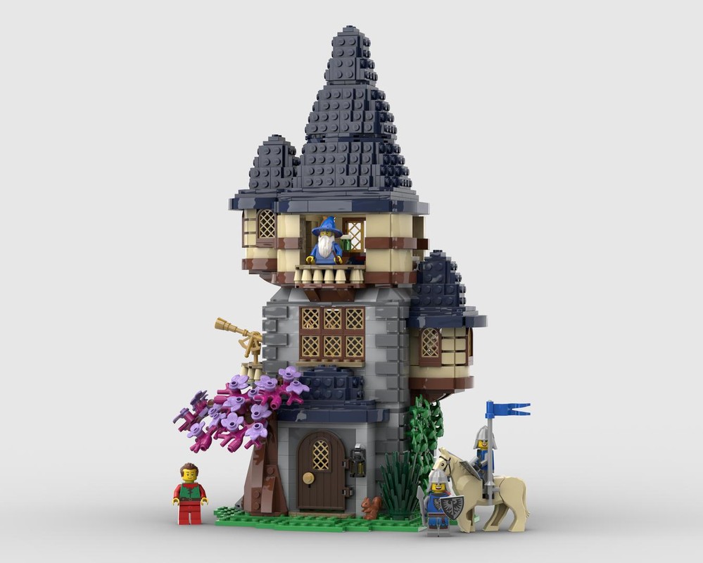 LEGO MOC Wizard's Tower by BixBricks | Rebrickable - Build with LEGO