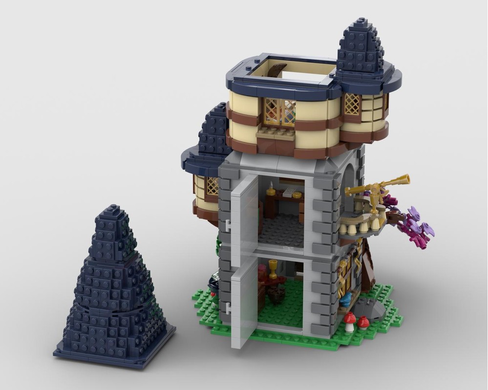 LEGO MOC Wizard's Tower by BixBricks | Rebrickable - Build with LEGO