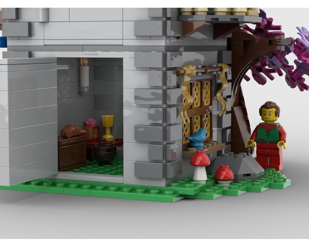 LEGO MOC Wizard's Tower by BixBricks | Rebrickable - Build with LEGO