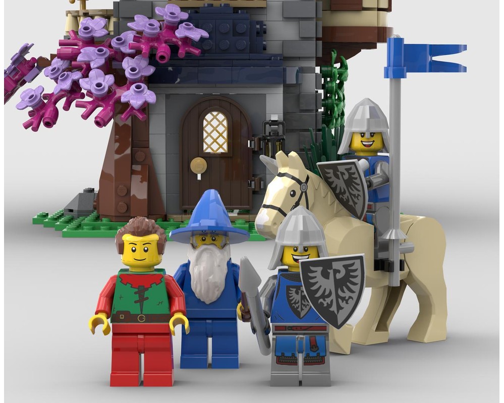 LEGO MOC Wizard's Tower by BixBricks | Rebrickable - Build with LEGO