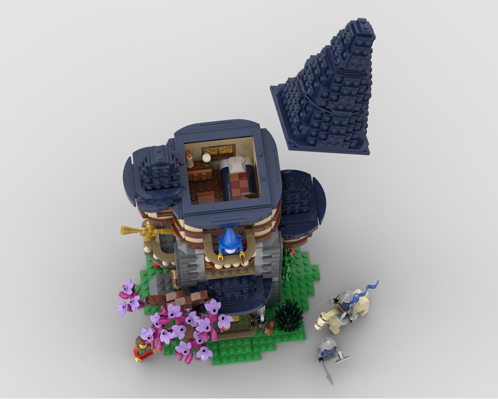 LEGO MOC Wizard's Tower by BixBricks | Rebrickable - Build with LEGO