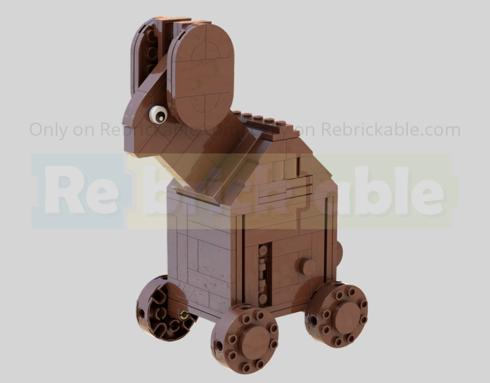 LEGO MOC Trojan Rabbit by hyphencubed | Rebrickable - Build with LEGO