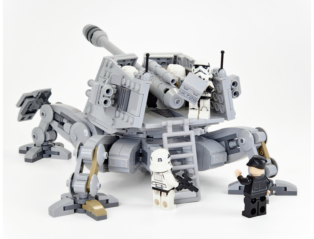 Lego Moc Imperial At As All Terrain Artillery Support By Parseval
