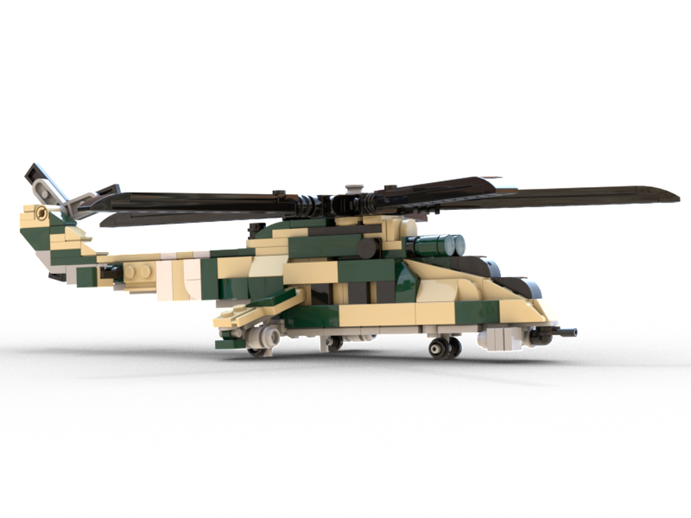 LEGO MOC 1/72 Mi-24V by GreeneBricks | Rebrickable - Build with LEGO