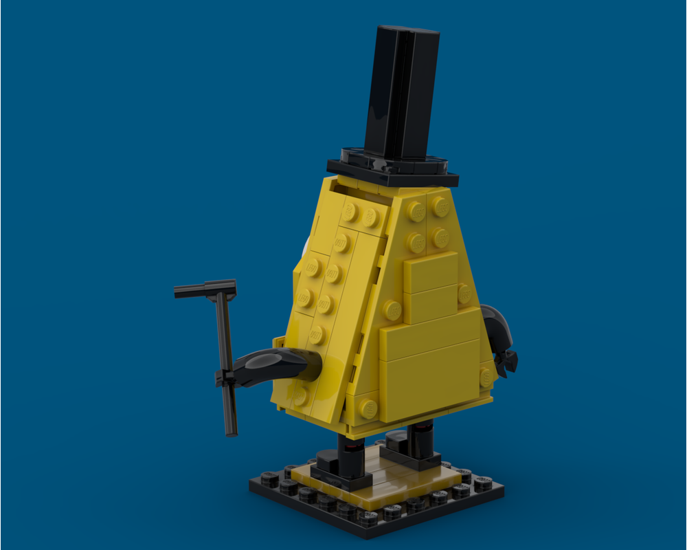 LEGO MOC Gravity Falls- Bill Cipher Brickheadz by Penguins and plastic ...