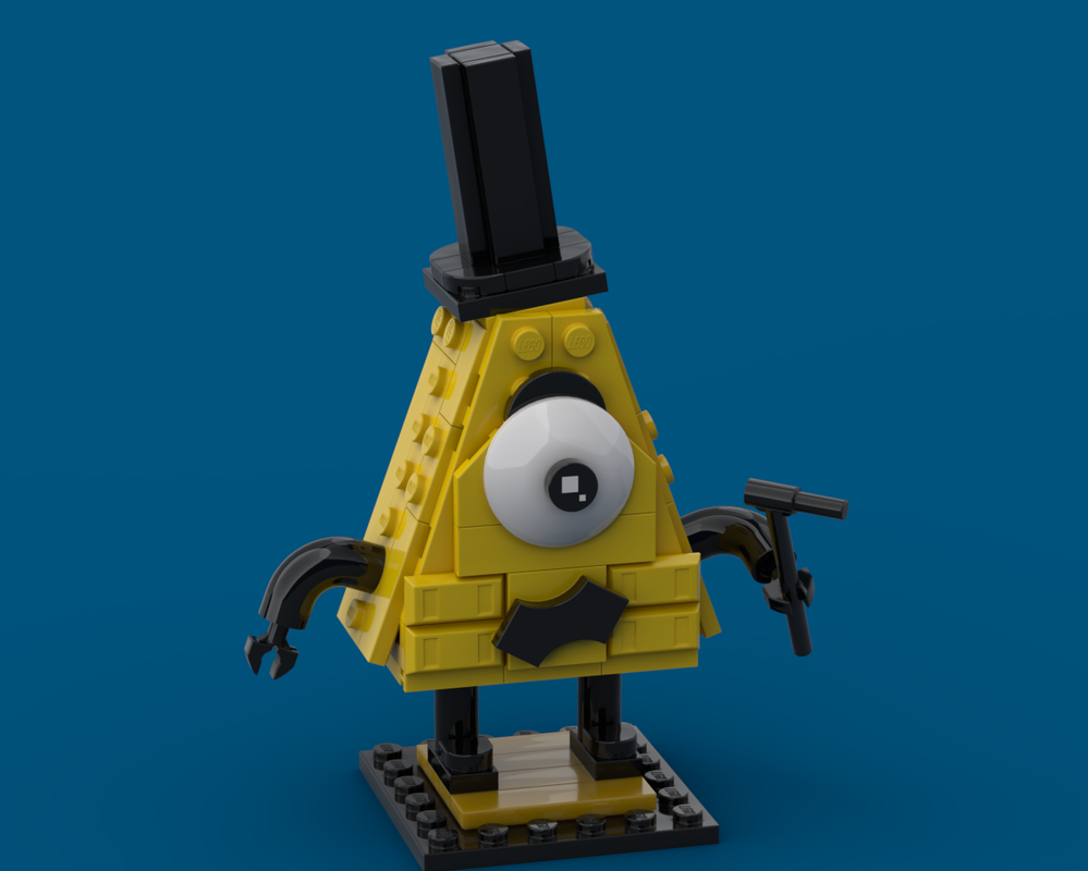 LEGO MOC Gravity Falls- Bill Cipher Brickheadz by Penguins and plastic ...