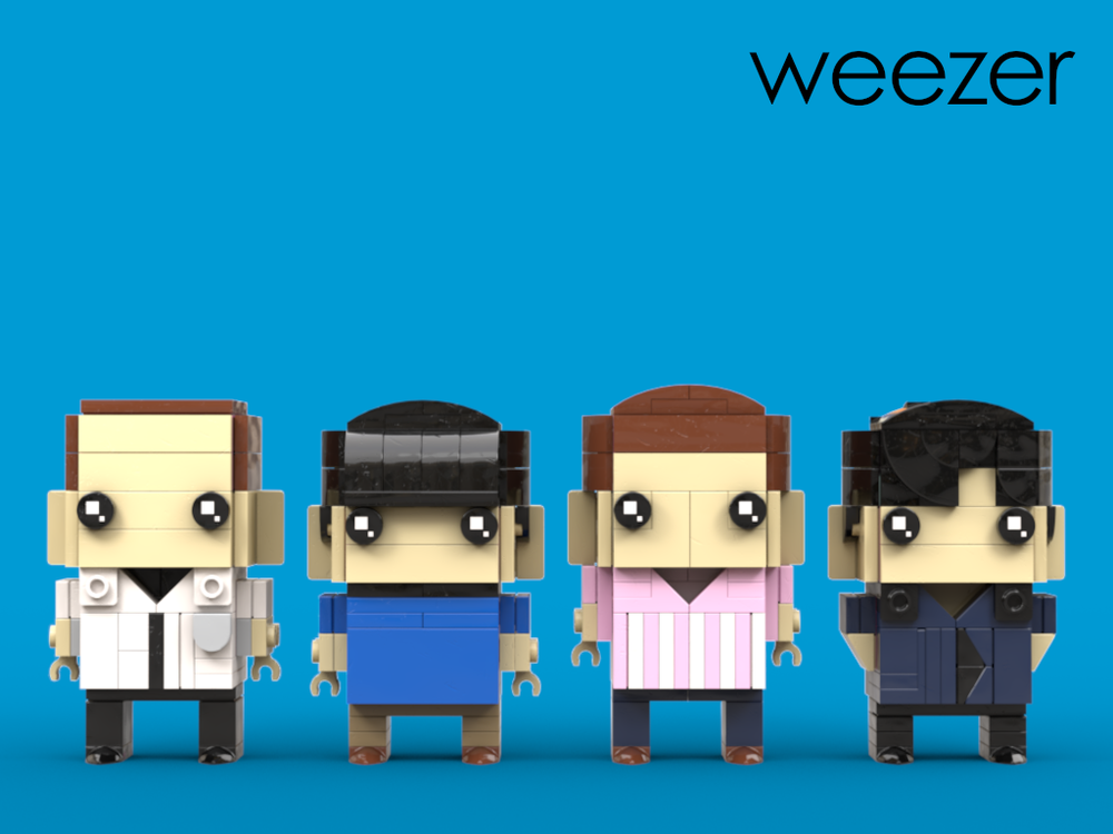 LEGO MOC Weezer Brickheadz by tacotaco64™️ | Rebrickable - Build with LEGO