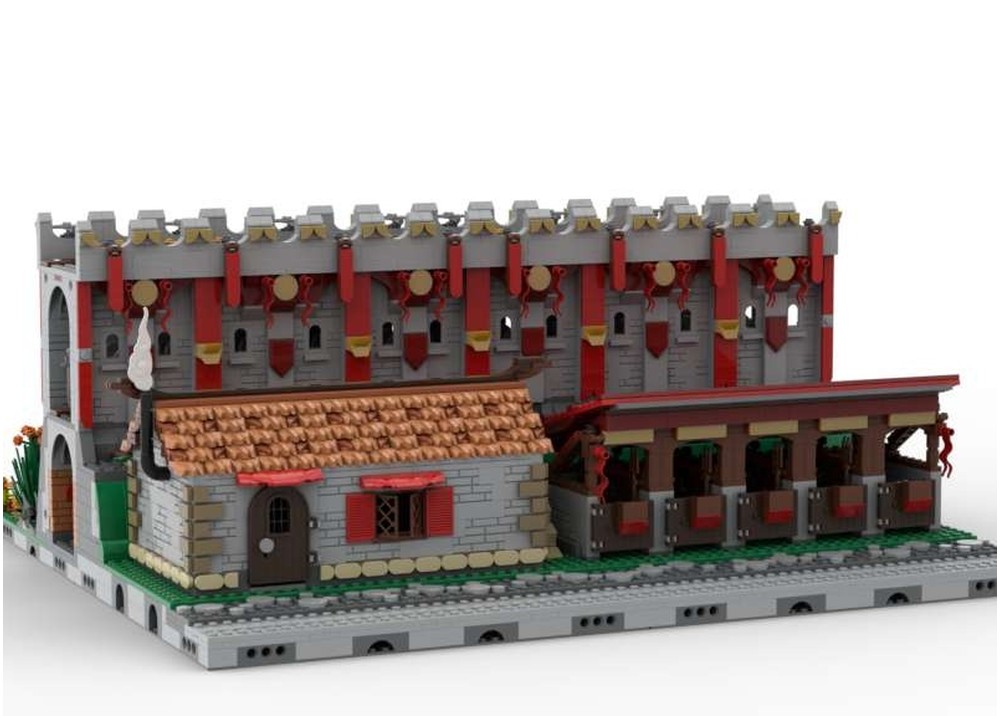 Lego Moc Red Faction Medieval Cottage By Castlestone Rebrickable