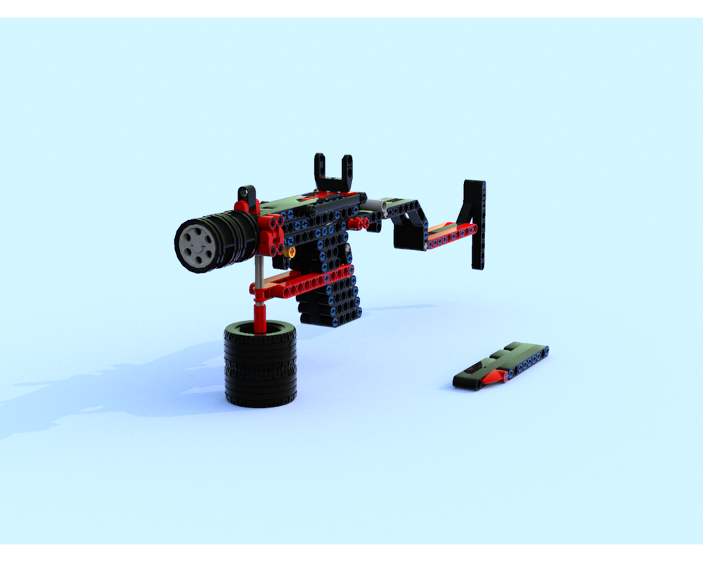 LEGO MOC Technic Submachine Gun by RyanLion | Rebrickable - Build with LEGO
