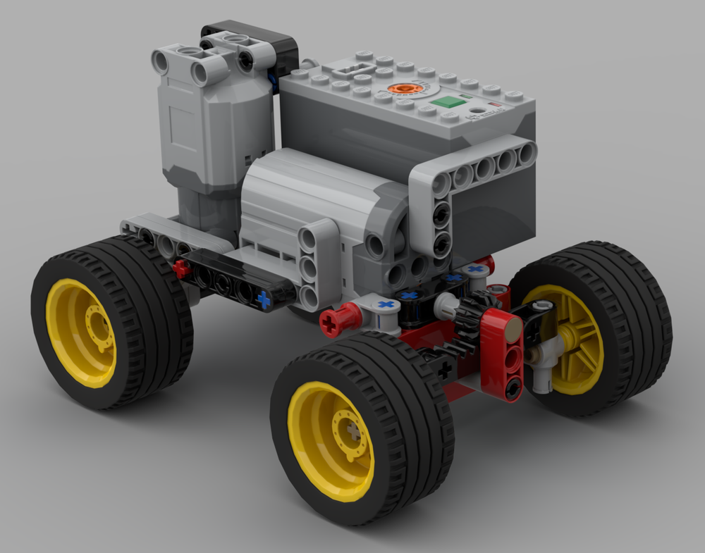 LEGO MOC Small & Fast RC Car by Brick Project | Rebrickable - Build ...