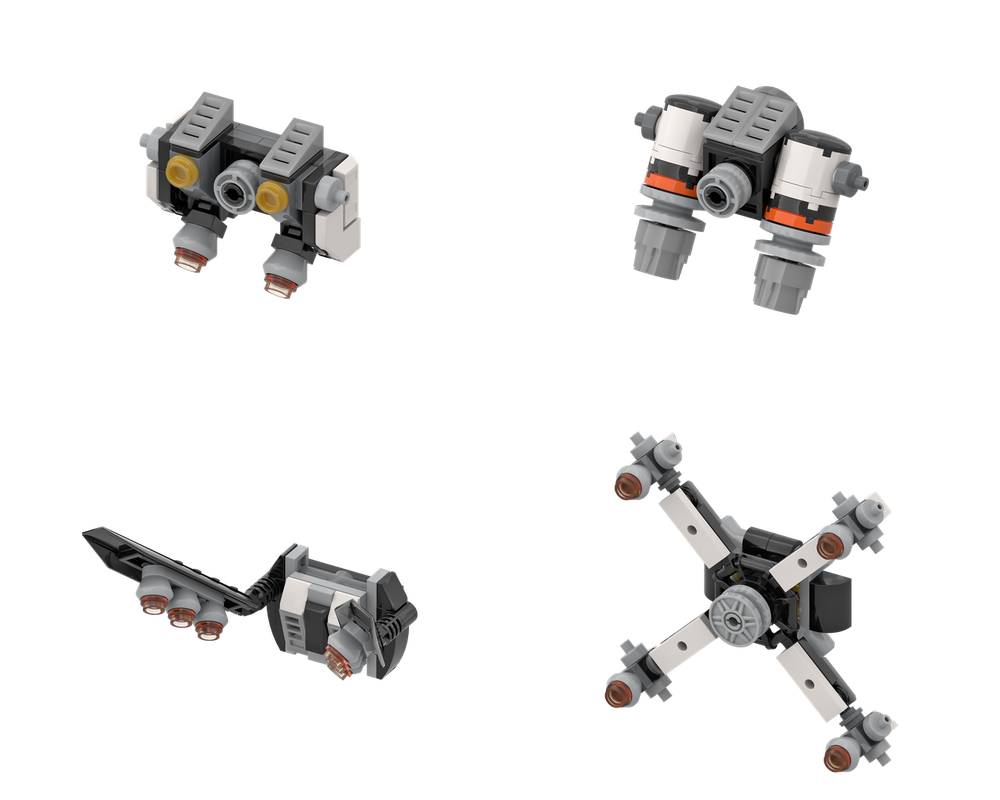 LEGO MOC Add-on Pack: Mech Jetpacks - (MOC-190608 Modification) by Mech ...