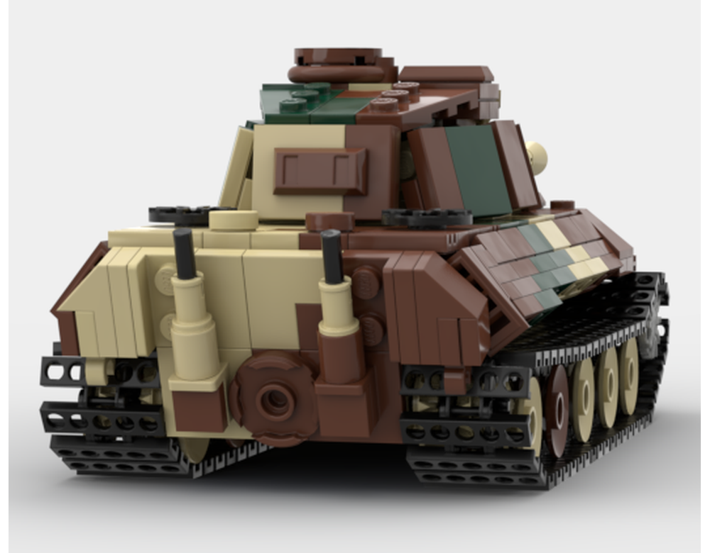LEGO MOC LEGO ww2 King Tiger / Tiger II by Romainww2 | Rebrickable ...