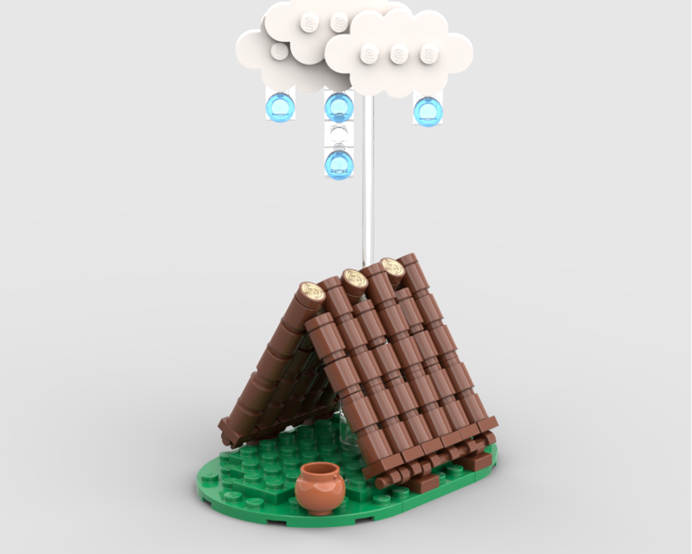 LEGO MOC-193516 Winnie the Pooh Eeyores House by BixBricks ...