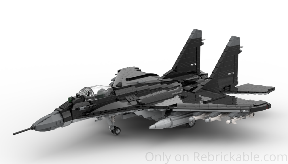 LEGO MOC Mig 35-S (Mig 29 - Modernised) by DipsyM88 | Rebrickable - Build with LEGO