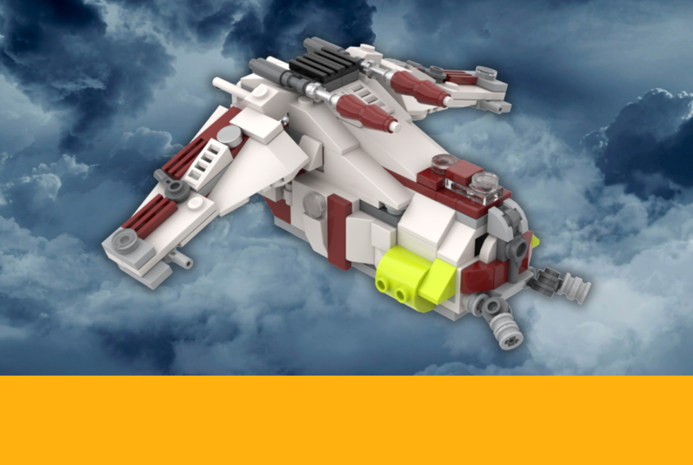 LEGO MOC Mini Republic Gunship LAAT/i (with Opening Doors) by ...
