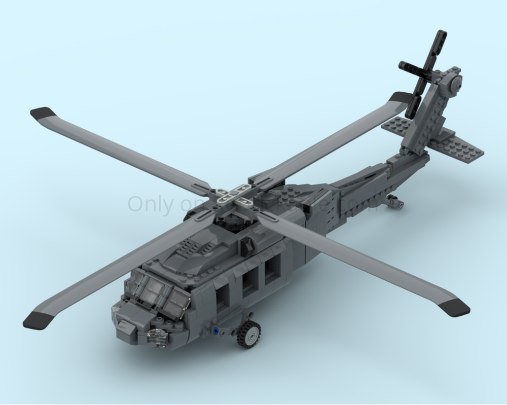 Lego Moc Uh 60 Blackhawk By Ottoch6 Rebrickable Build With Lego