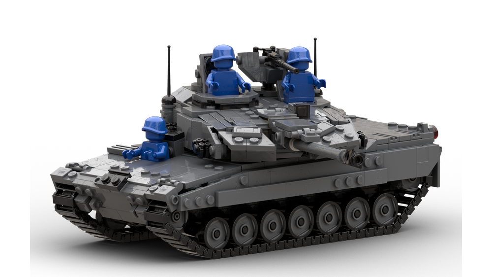 Lego Moc M3a2 Fossa Mbt By Uamoc Rebrickable Build With Lego