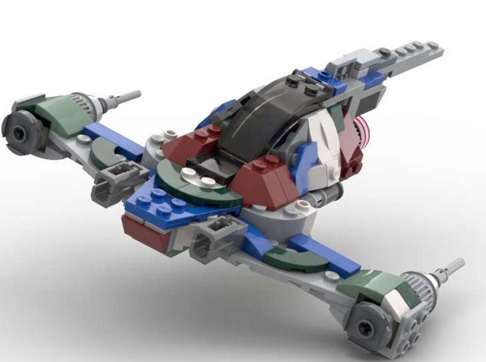 LEGO MOC N1 starfighter by Zdunku75 | Rebrickable - Build with LEGO