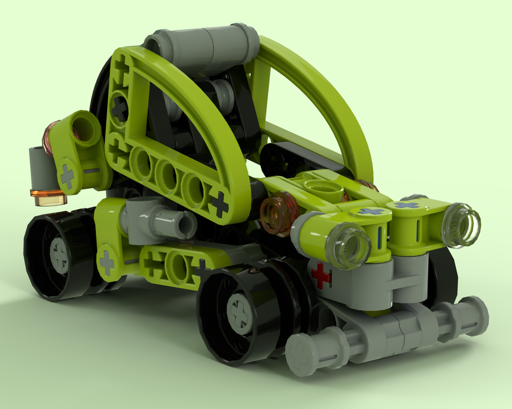 LEGO MOC Tiny Technic Tourer by 5imon | Rebrickable - Build with LEGO