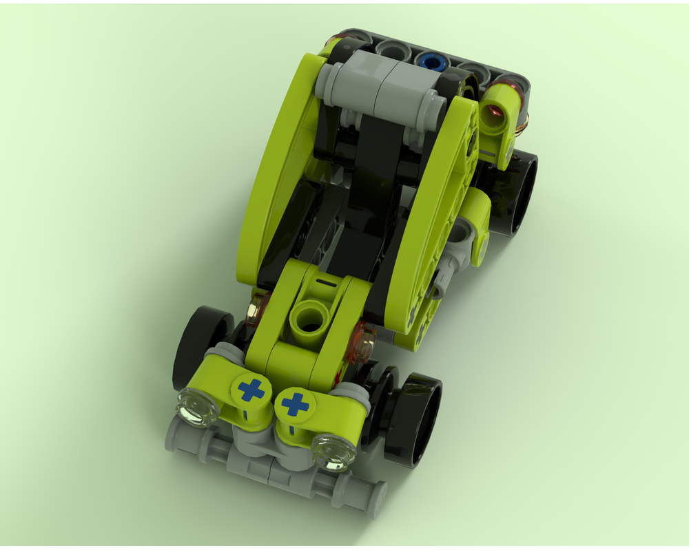 Lego Moc Tiny Technic Tourer By 5imon Rebrickable Build With Lego