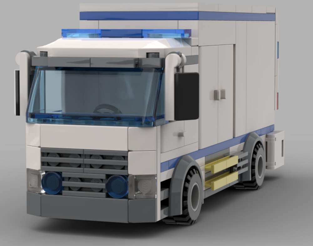 LEGO MOC Police Bomb Squad Truck by leeggoo_Creator | Rebrickable ...