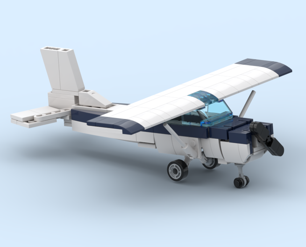 LEGO MOC 100th follower moc no.1: Cessna 172Q cutlass by wonderbrickz ...