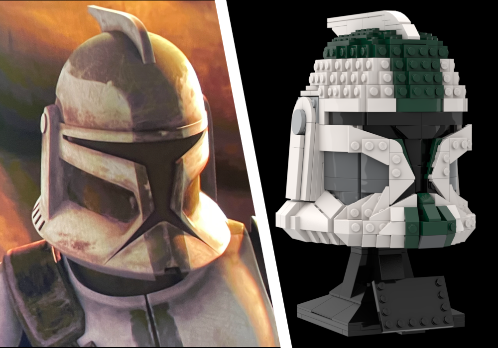 LEGO MOC Commander Gree P1 Helmet by OrchardBuilds | Rebrickable ...