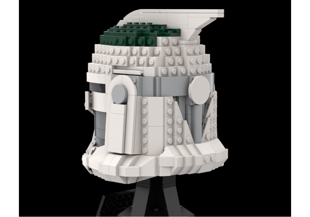 Lego Moc Commander Gree P1 Helmet By Orchardbuilds Rebrickable