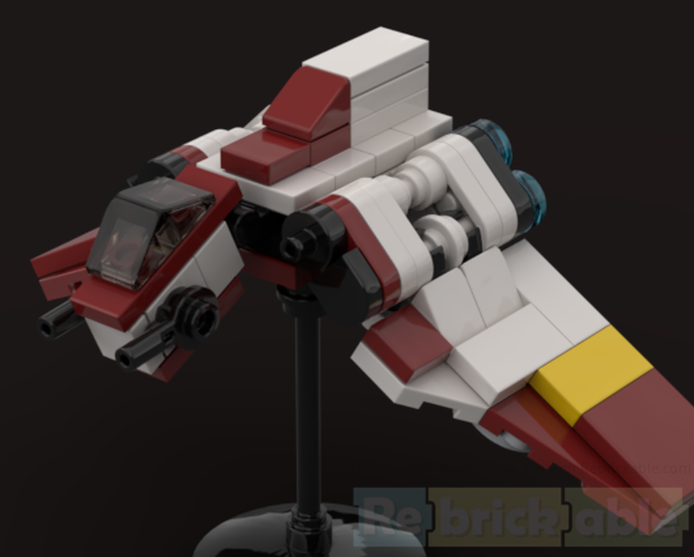 LEGO MOC Republic Attack Shuttle by LKBuilds | Rebrickable - Build with ...
