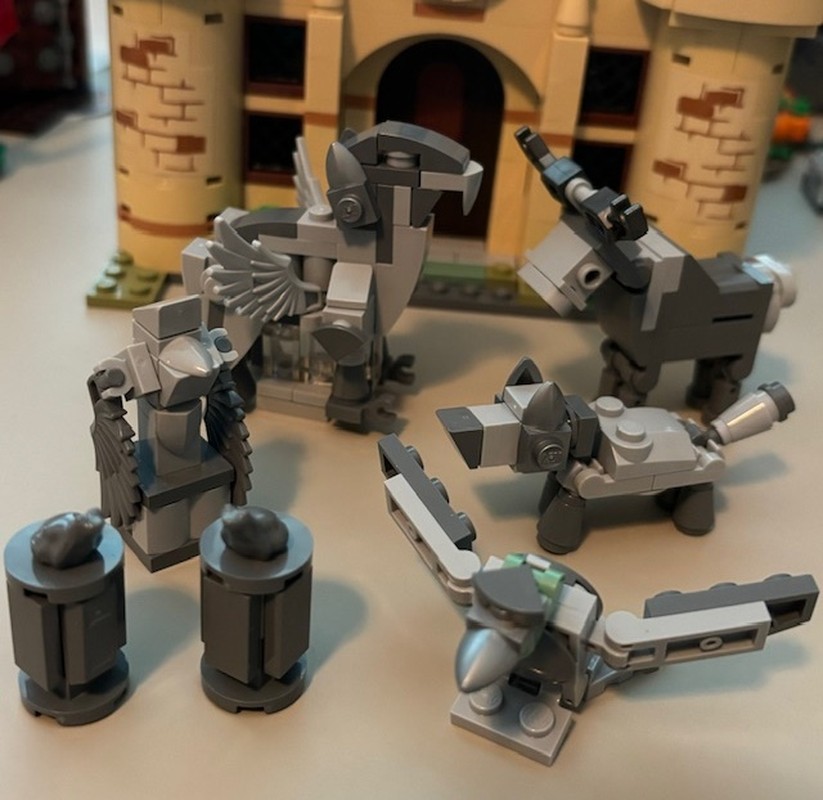 LEGO MOC Magical Creature Statues by niceguy12985 | Rebrickable - Build ...