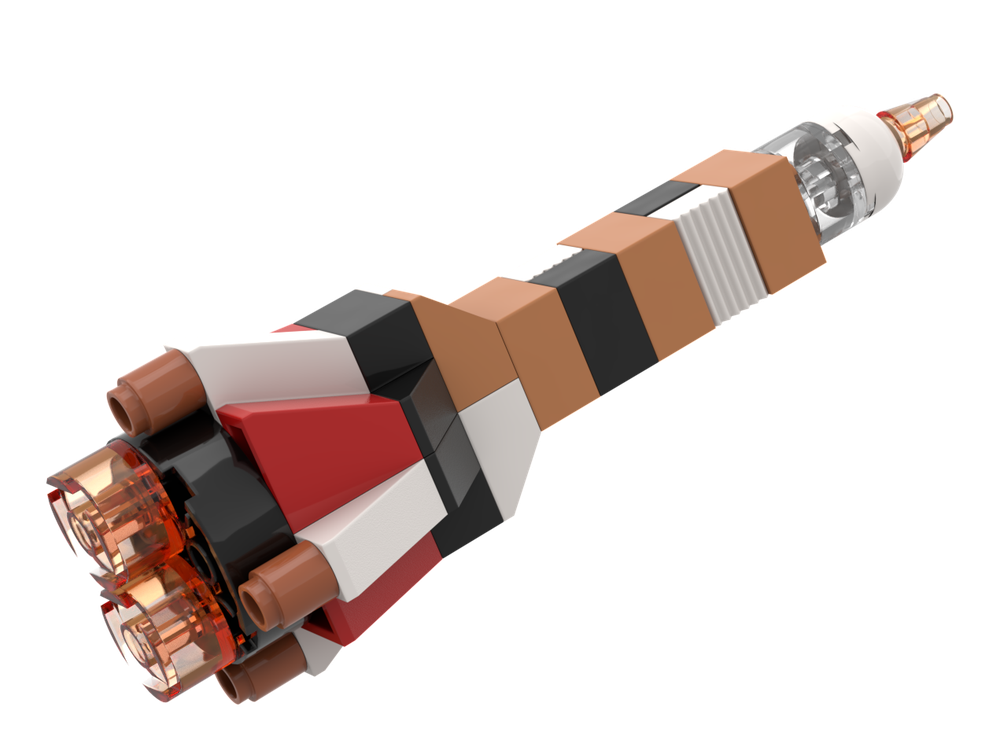 Lego Moc Rocket By Rknoch Rebrickable Build With Lego