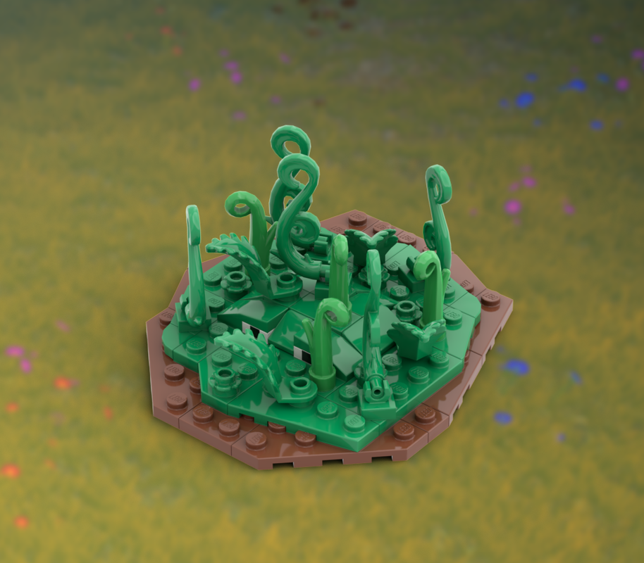 LEGO MOC PvZ Garden Warfare - Spikeweed by legobičas | Rebrickable ...