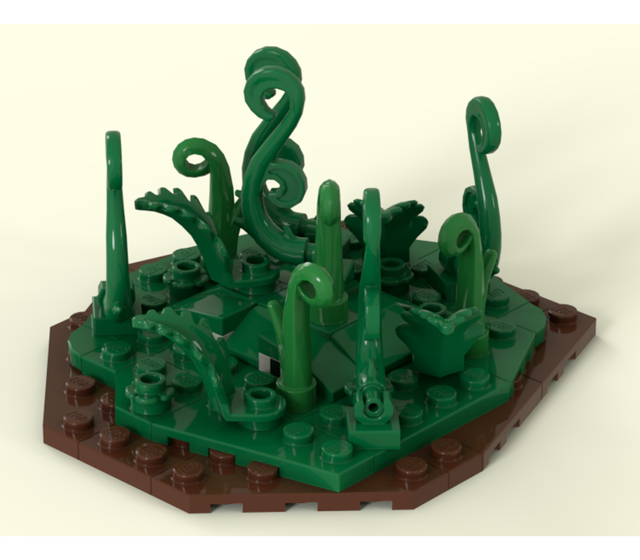 LEGO MOC PvZ Garden Warfare - Spikeweed by legobičas | Rebrickable ...