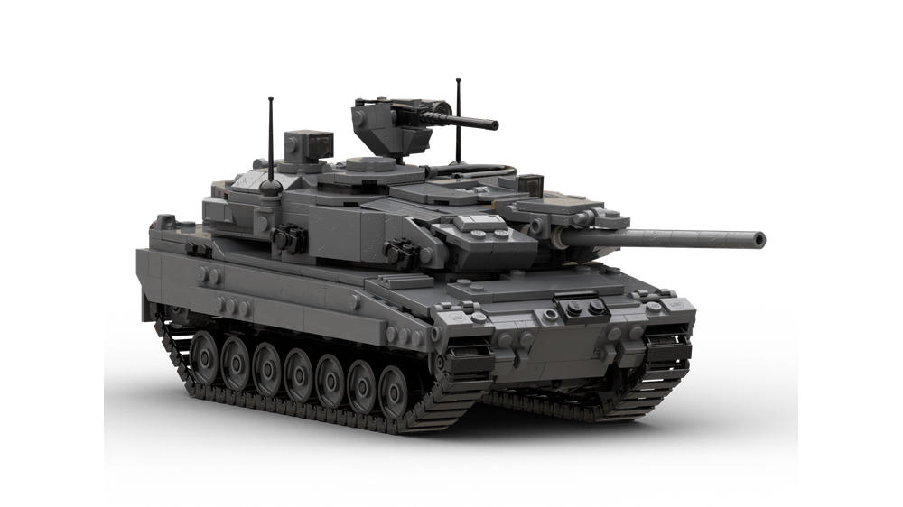 Lego Moc M3a4 Fossa Mbt By Uamoc Rebrickable Build With Lego