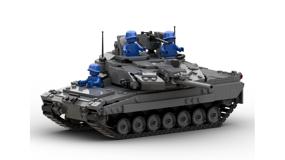 Lego Moc M3a4 Fossa Mbt By Uamoc Rebrickable Build With Lego