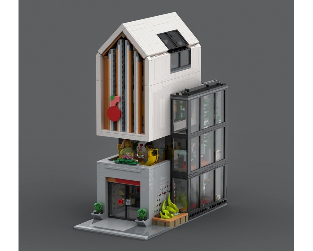 LEGO MOC Financial Center by BrickAtive | Rebrickable - Build with LEGO